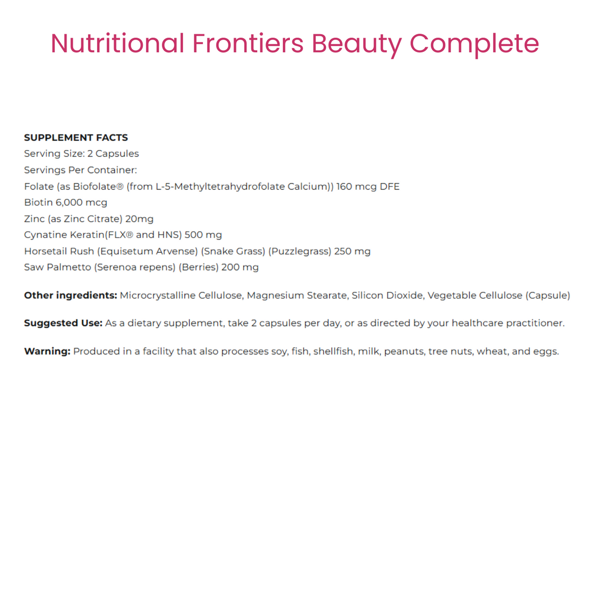 Nutritional Front. – Vitaboom.com